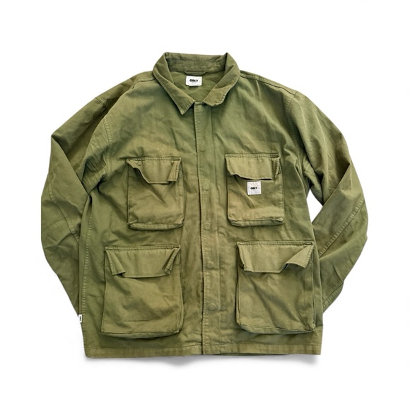 Obey | Jackets & Coats | Obey Mens Army Green Field Jacket | Poshmark